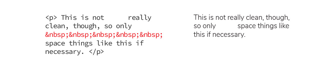 Clean HTML formatting for web content - LKCS