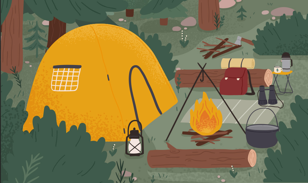 Come on a web design camping trip! Just bring the essentials. - LKCS